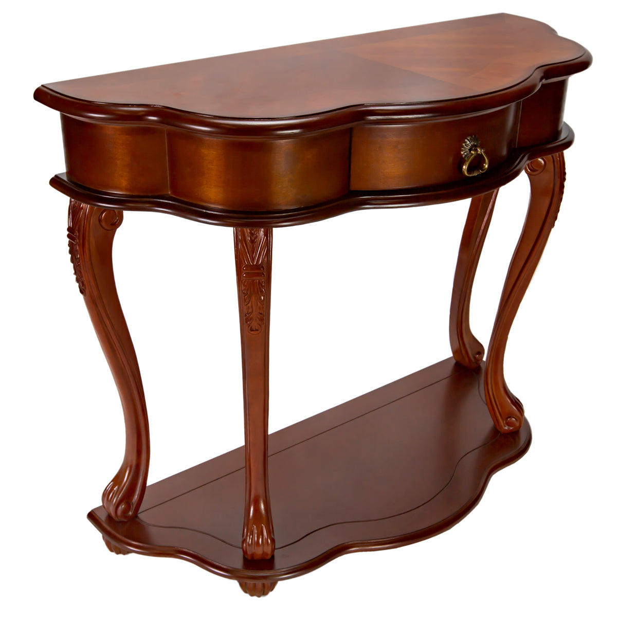 Cherry Wood Classic Accents Console Old World Table – All Things Cedar